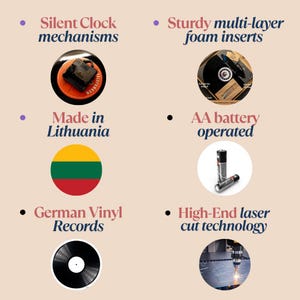 Сhemistry Vinyl Record Сlock, Science Gifts, Biology Wall Clock ...