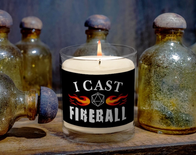 I Said I Cast Fireball Dnd Cat Sticker | Dungeon Master Gift - Etsy