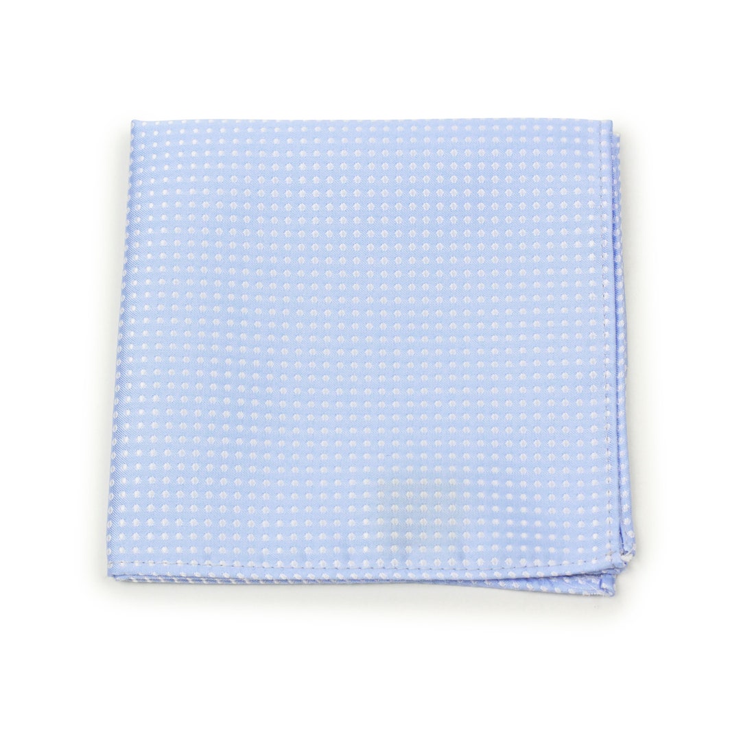 Baby Blue Pocket Square | Men's Pocket Squares in Light Sky Blue | Suit ...