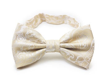 Champagne Bow Tie - Etsy