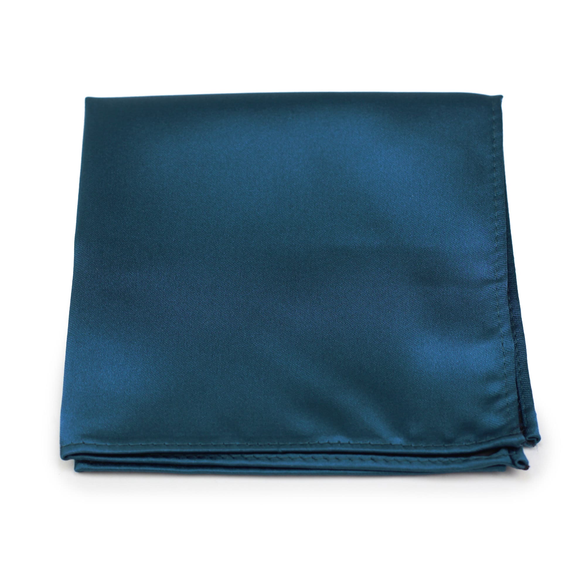 Peacock Pocket Square | Men's Pocket Square in Dark Teal Blue | Wedding ...