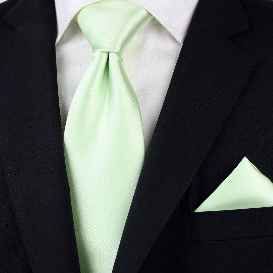Light Mint Pocket Square | Solid Color Mens Pocket Square Mint | Pastel ...