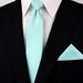 Aqua Blue Skinny Tie | Pin Dot Tie in Slim Cut Width in Aqua Blue ...