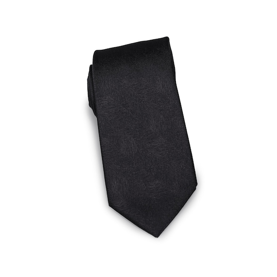 Woodgrain Texture Tie in Jet Black Modern Jet Black Mens - Etsy