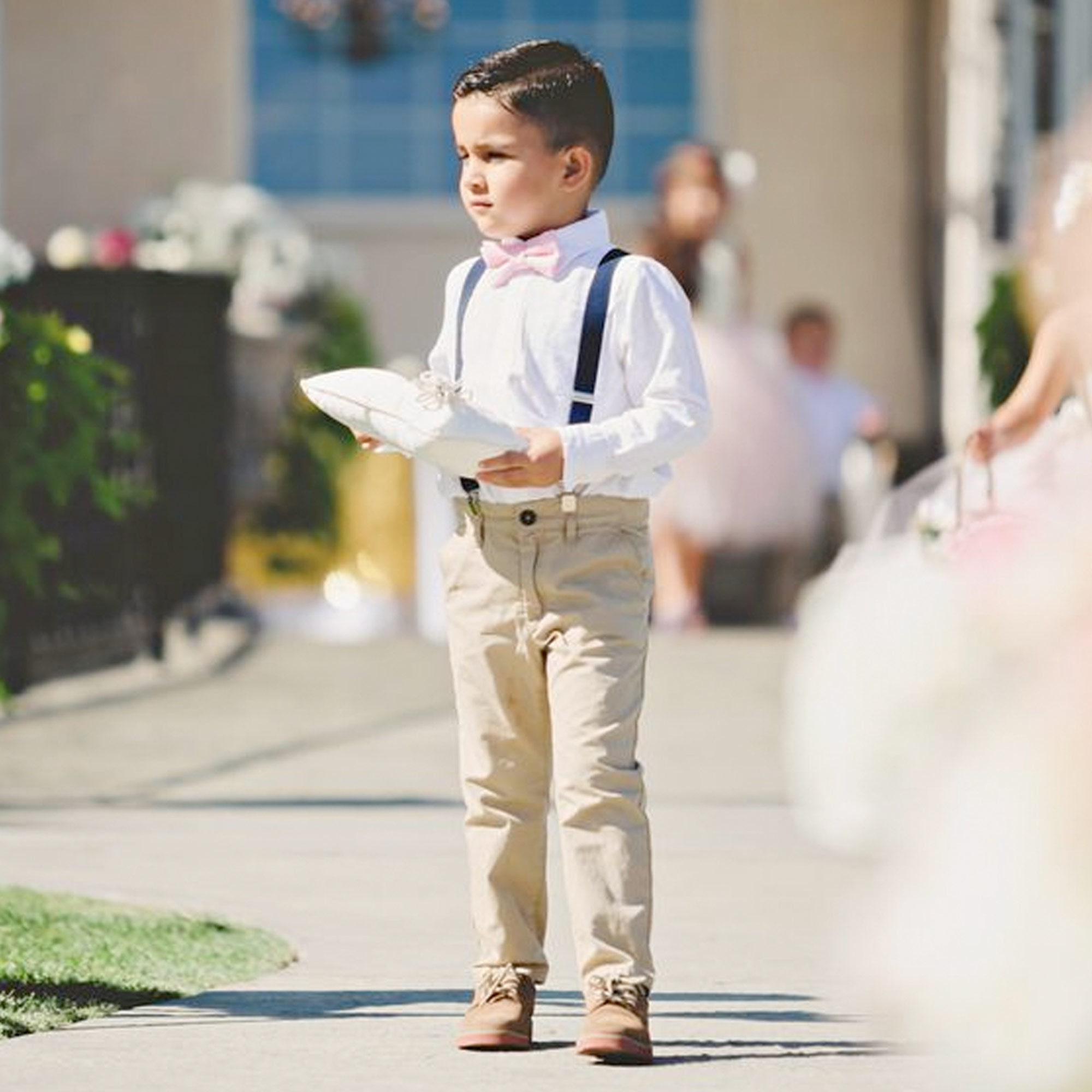 Blush Kids Bow Tie - Blush Pink Bow Tie for Boys & Toddlers - Etsy