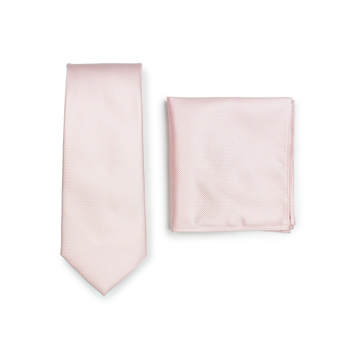 Peach Blush Tie Set Mens Necktie in Peach Blush Pink With - Etsy
