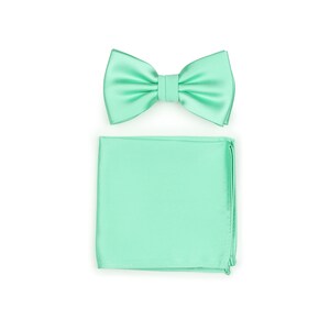 Mint Green Pocket Square | Men's Pocket Hanky in Bright Mint | Solid ...