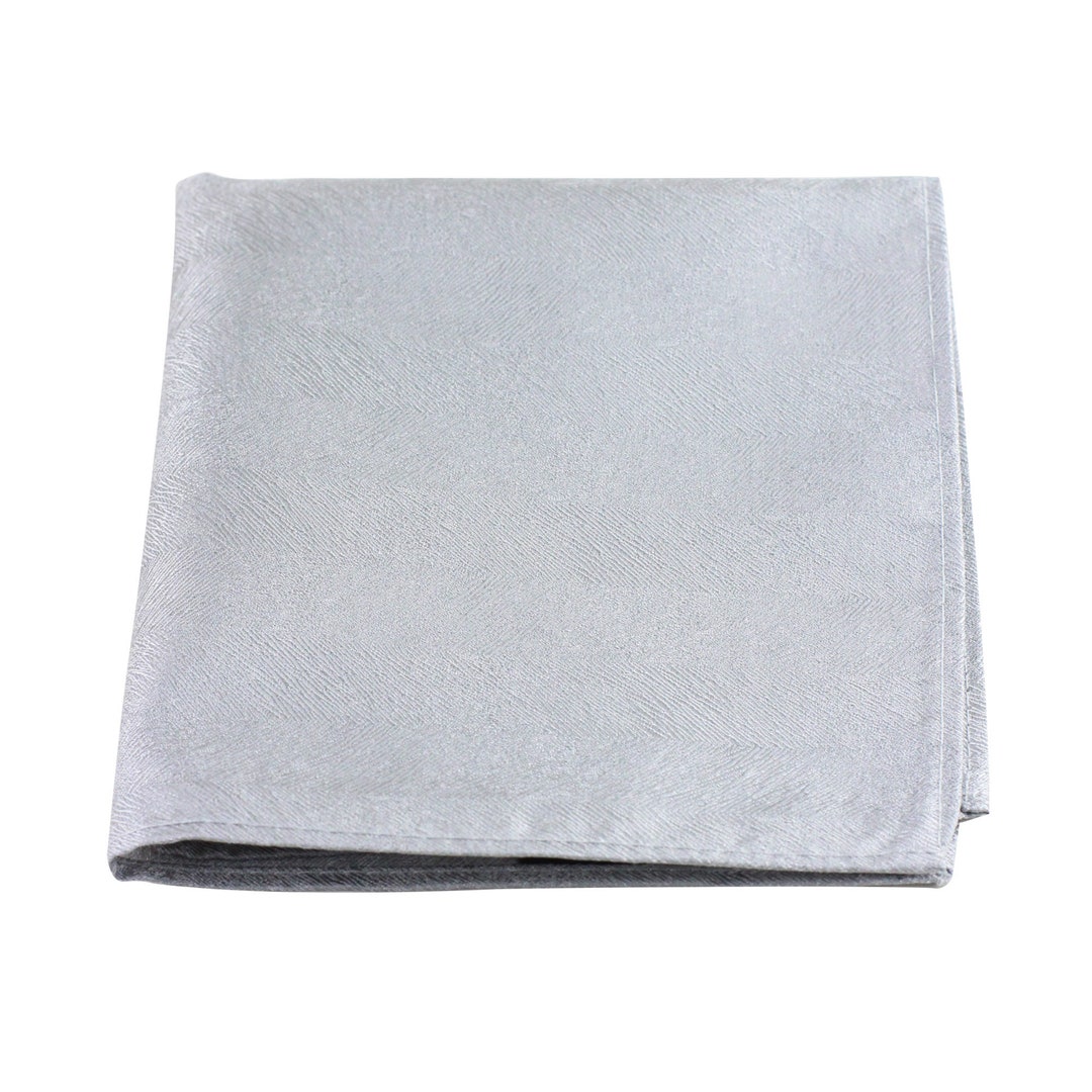 Sterling Silver Pocket Square | Woodgrain Design Suit Handkerhief in ...