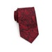 Wine Red Tie Set Wine Red Paisley Tie and Pocket Square Set Formal Men ...