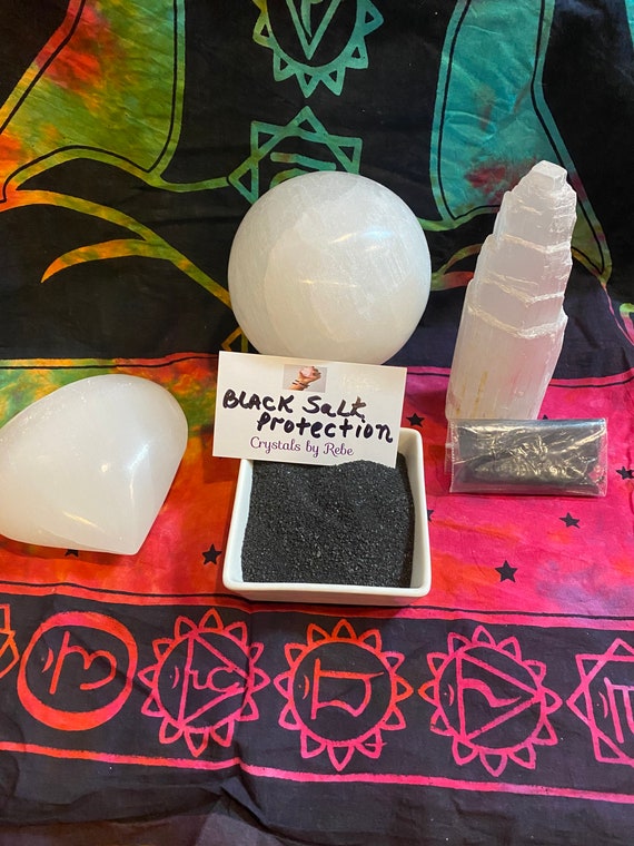 Ritual Sacred Black Salt Protection Packet Homemade 1 oz bag | Etsy