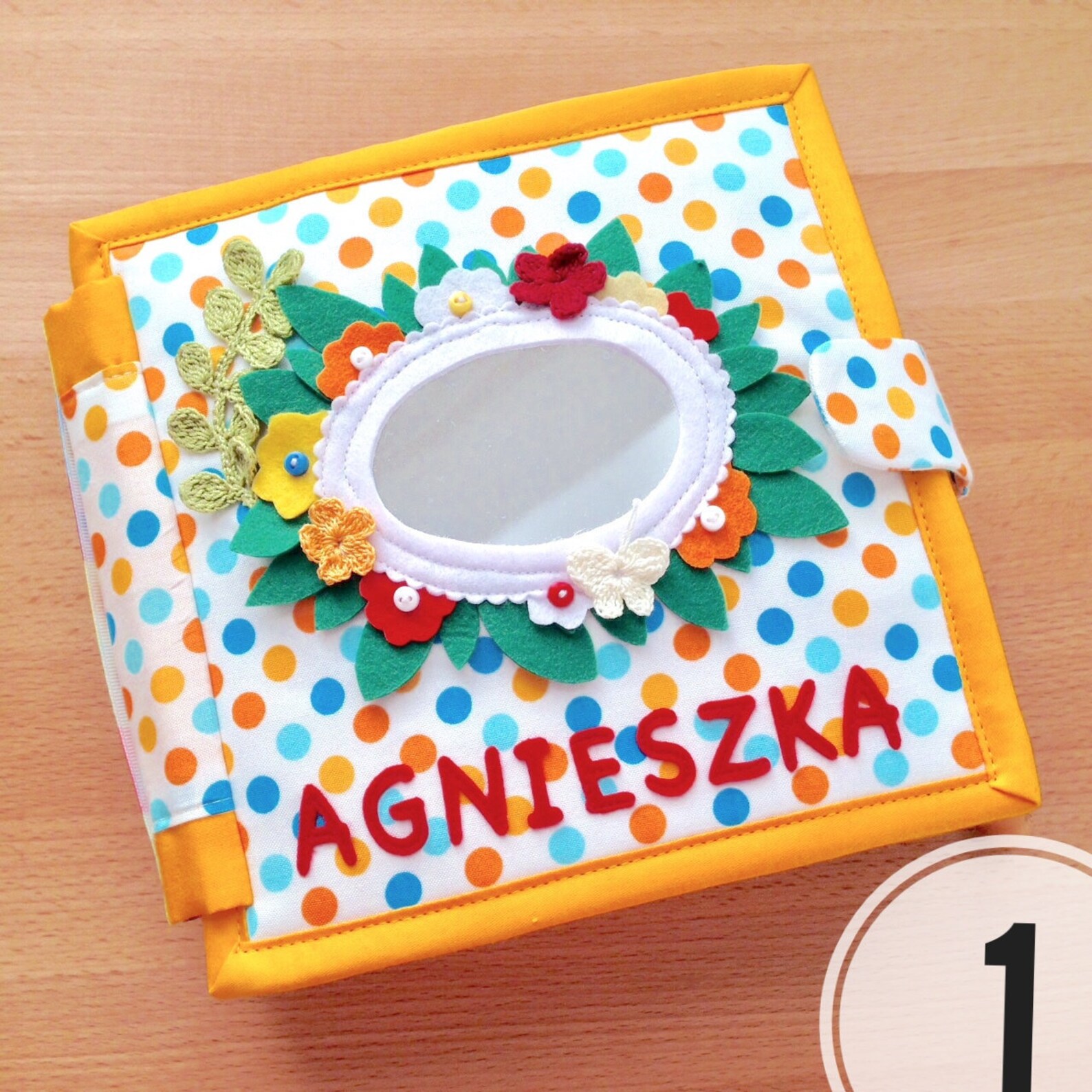 Quiet Busy Book Toddler Personalized Felt Montessori Book - Etsy