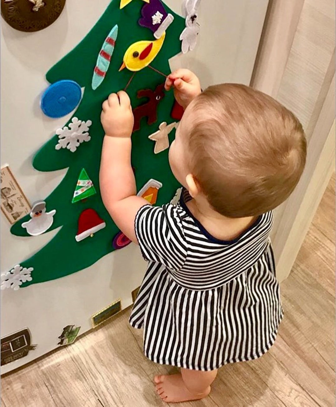 Magnet Felt Christmas Tree for Toddler - Etsy