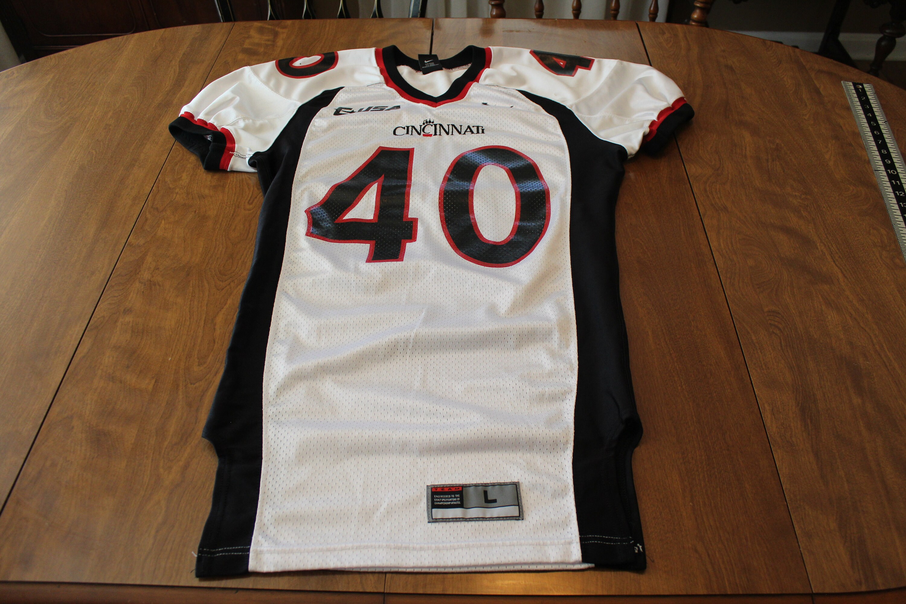 University of Cincinnati Bearcats Team Issued Nike Football Jersey ...