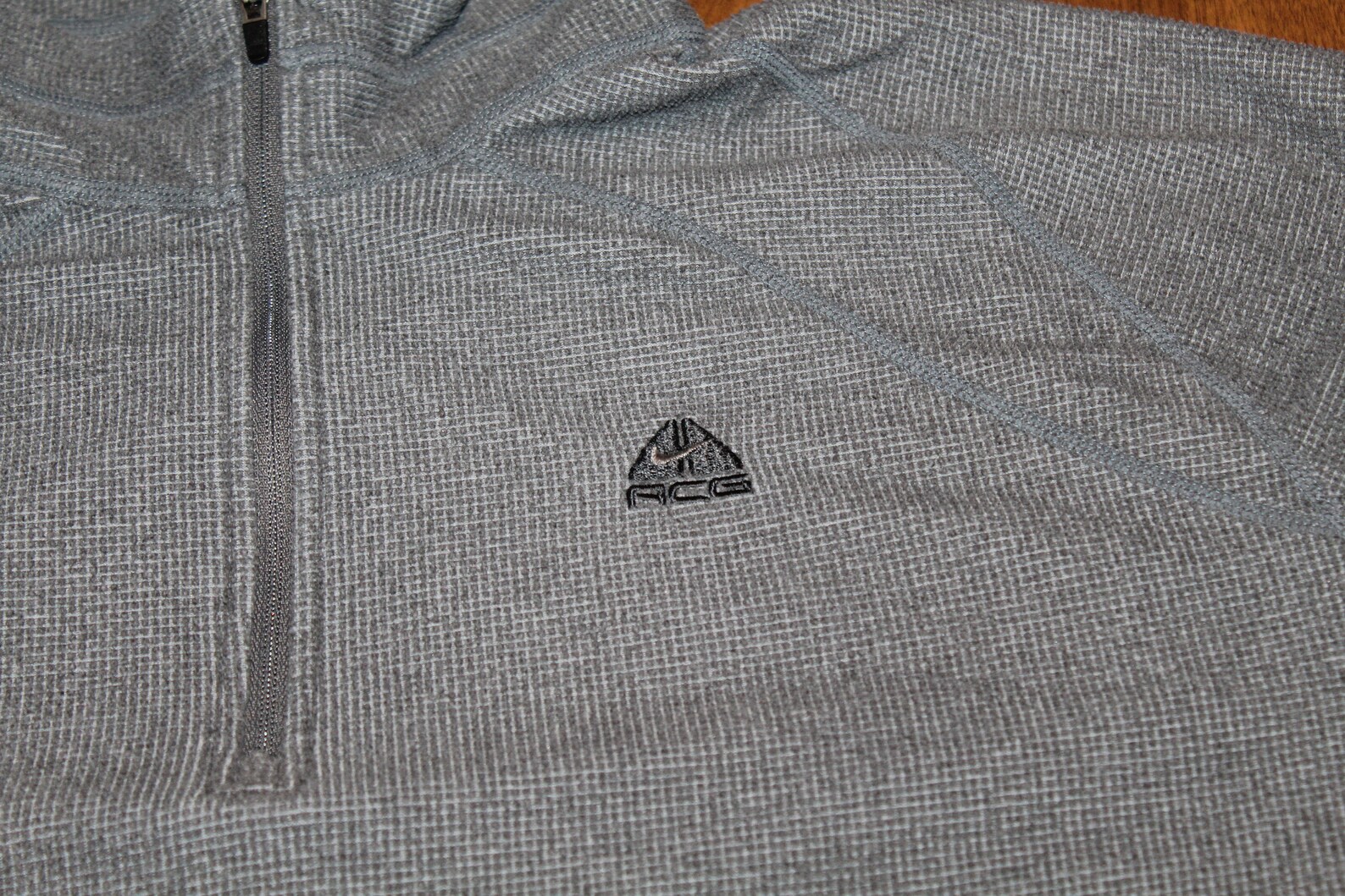 Vintage Gray Nike ACG Quarter Zip Fleece - Large - Etsy