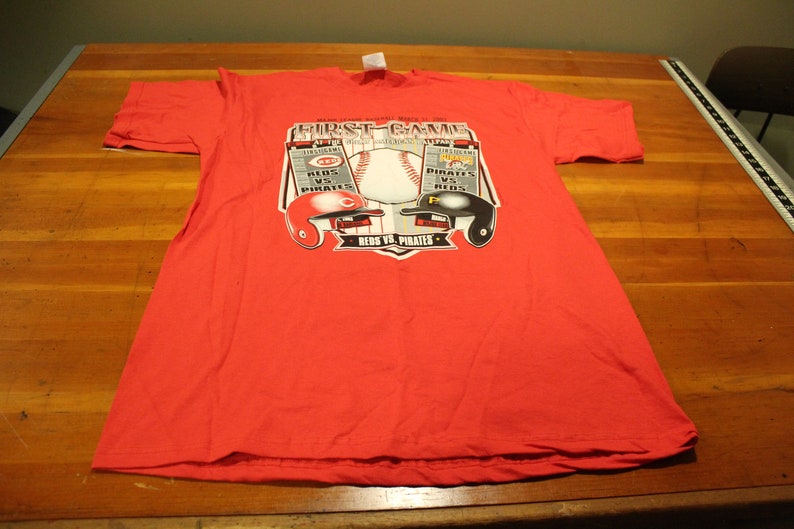 Cincinnati Reds - Great American Ball Park First Game T Shirt - Etsy