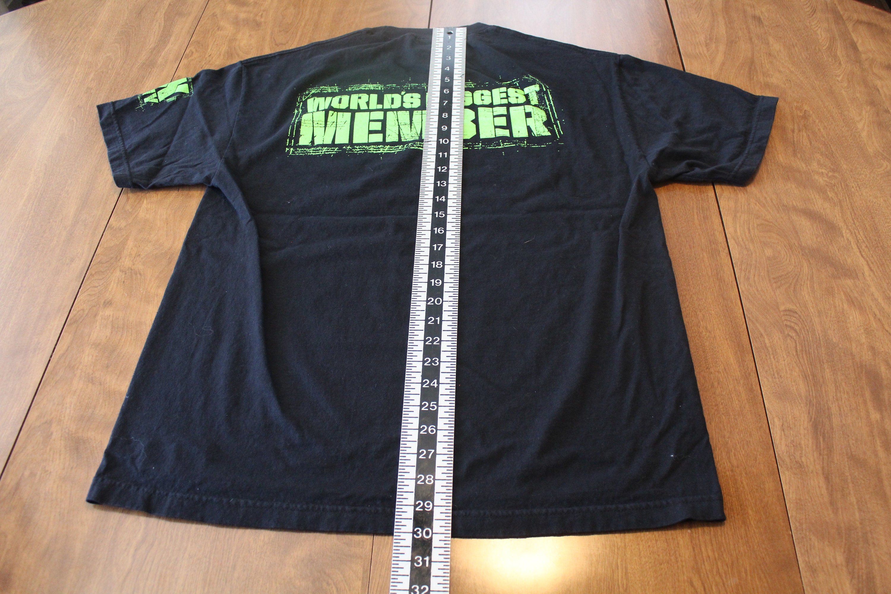 DX Army World's Biggest Member Tank WWE Wrestling Black T Shirt Size XL ...