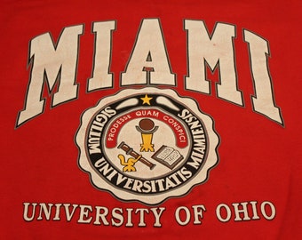 Cross Stitch of Miami University - Etsy