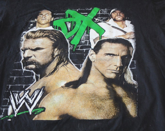 D-generation-x WWF Wrestling Vintage T-shirt Large - Etsy