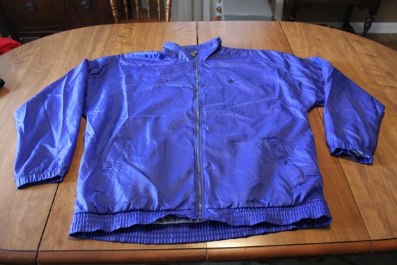 Vintage Adidas Blue Track Jacket - XL - Gem