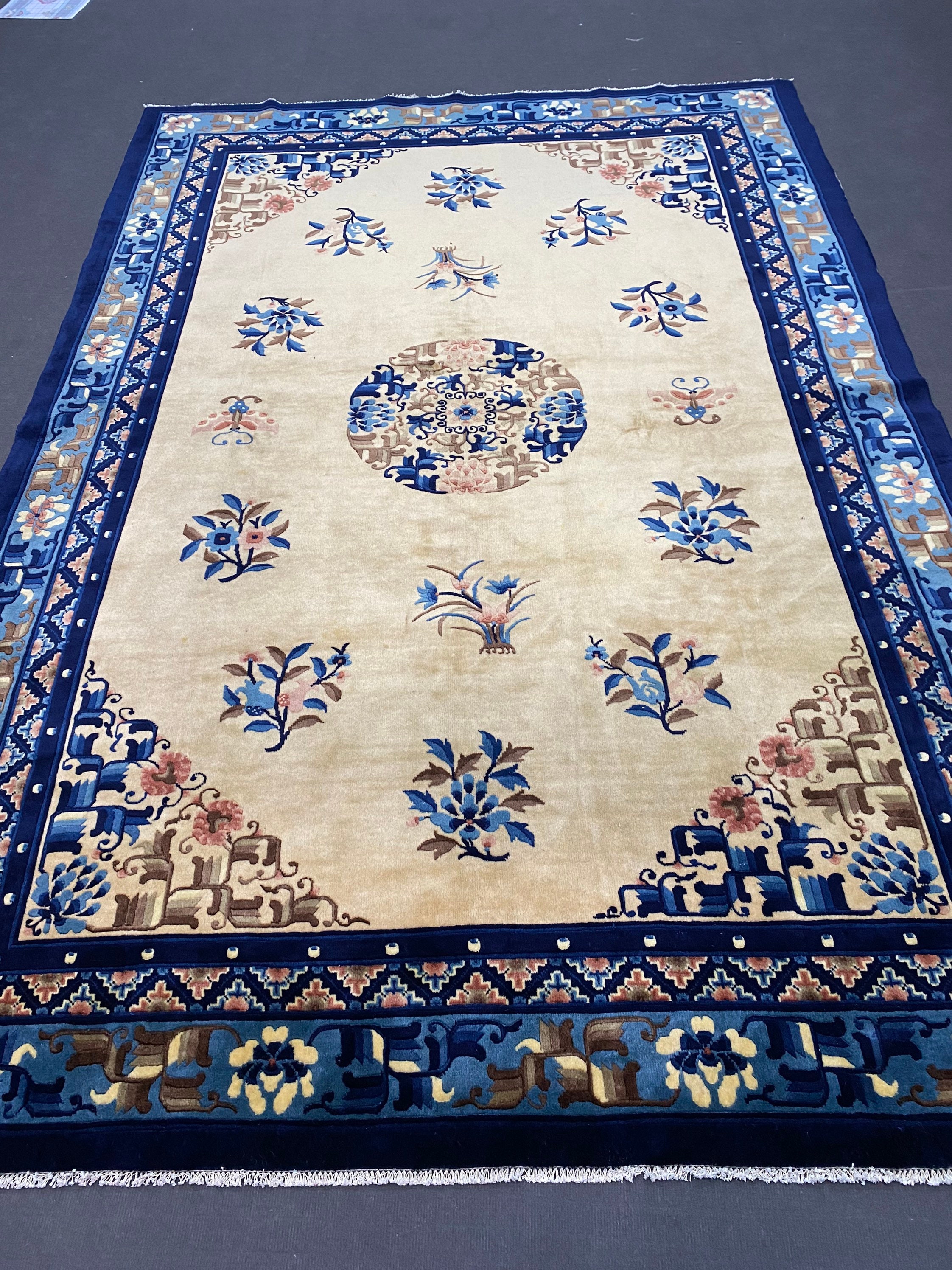 Antique China Rug, Antique Chinese Rug, Old China Rug, China Rug ...