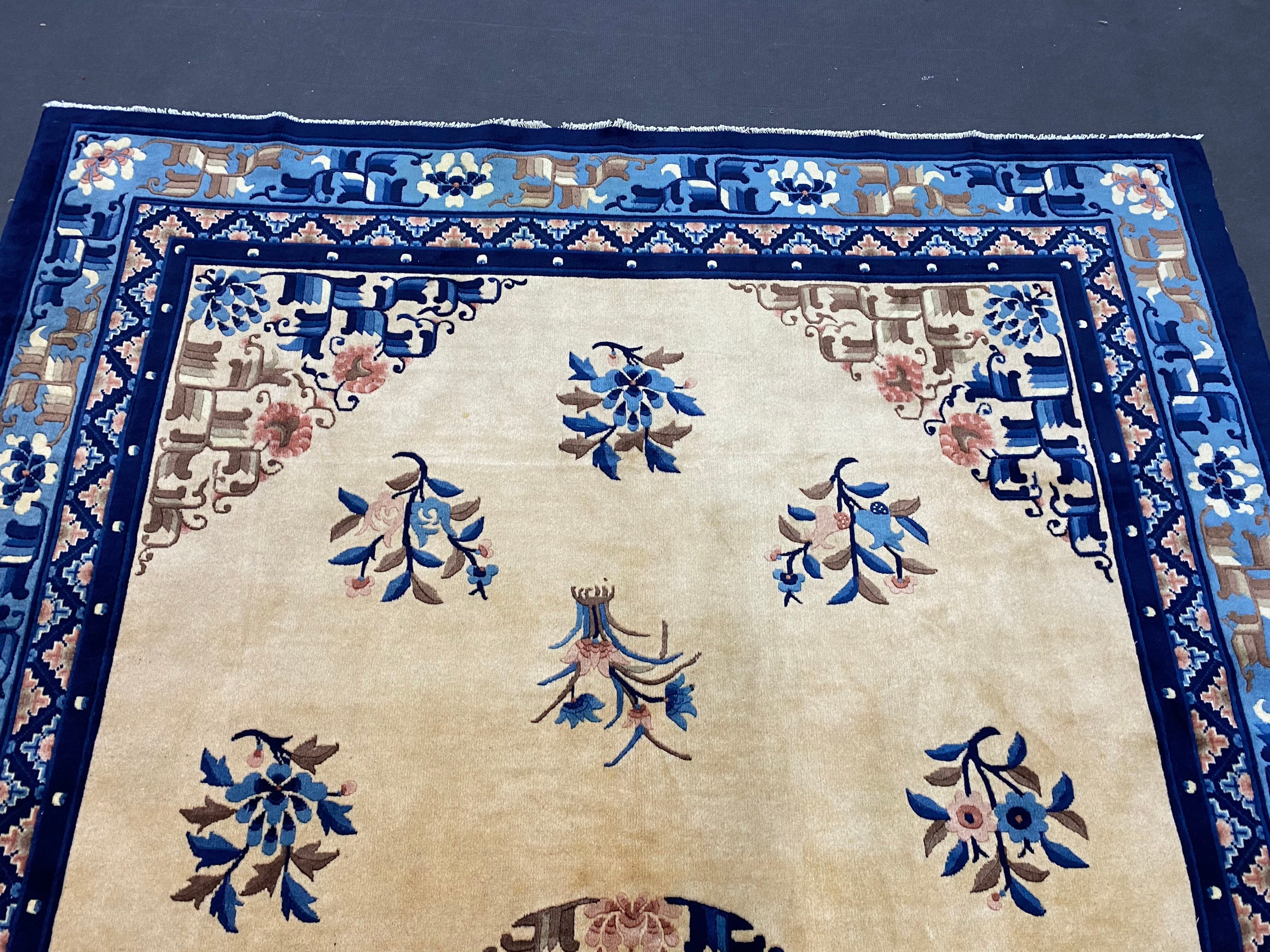 Antique China Rug, Antique Chinese Rug, Old China Rug, China Rug ...