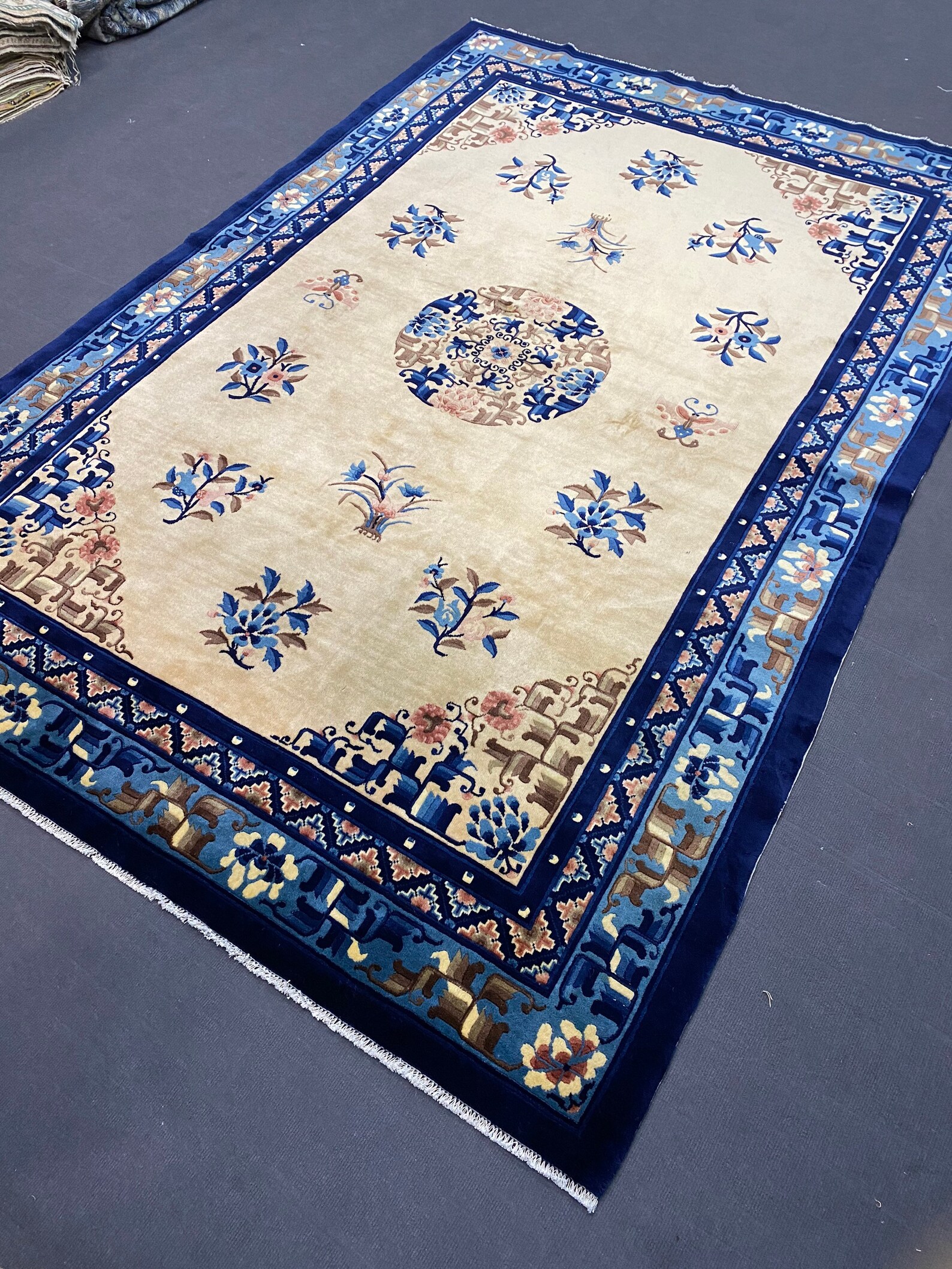 Antique China Rug, Antique Chinese Rug, Old China Rug, China Rug ...
