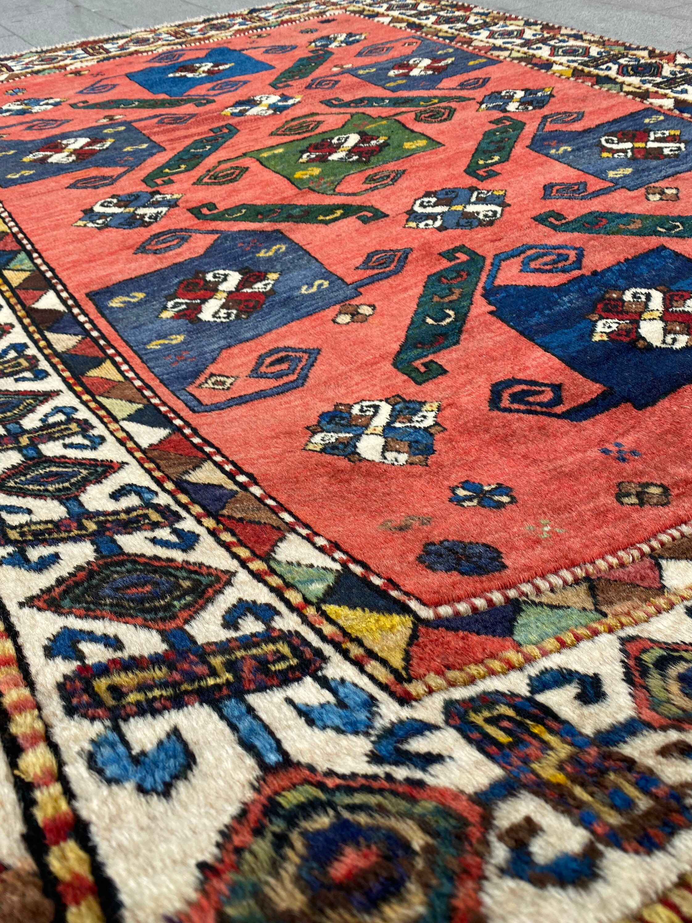 Caucasian Rug, Wool and Wool Rug, Azerbaijan Rug, Floor Rug, Hanmade ...