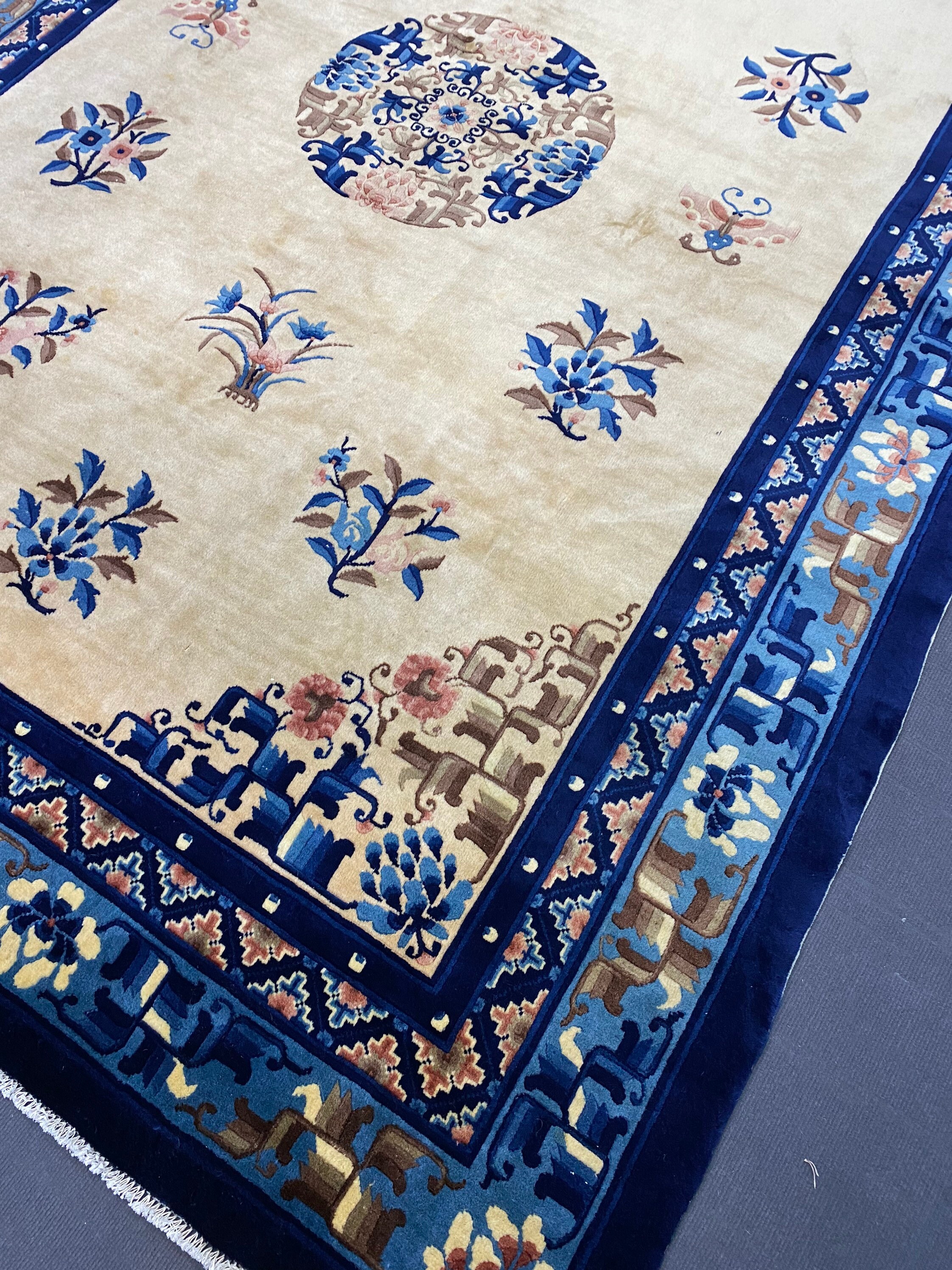 Antique China Rug, Antique Chinese Rug, Old China Rug, China Rug ...