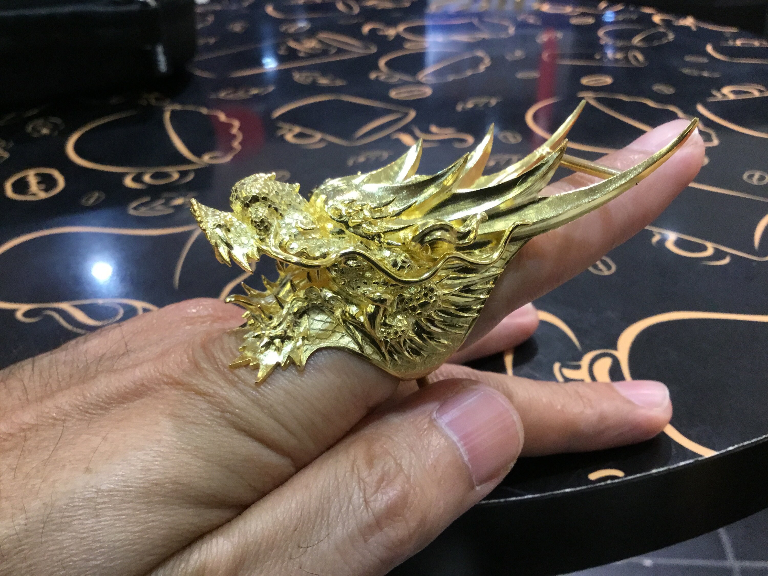 Dragon Ring Men Dark Fantasy Style Handmade Creative Ring Unique Gift ...