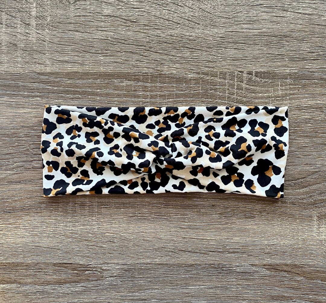 Cheetah Print Headband Cheetah Headband Animal Print Leopard Headband ...