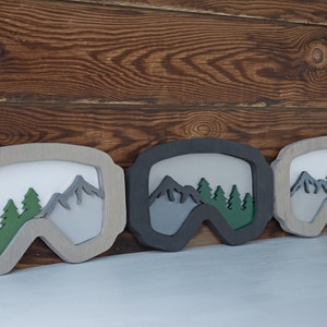 Goggles Wood Wall Sign - Etsy