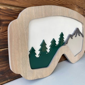 Goggles Wood Wall Sign - Etsy