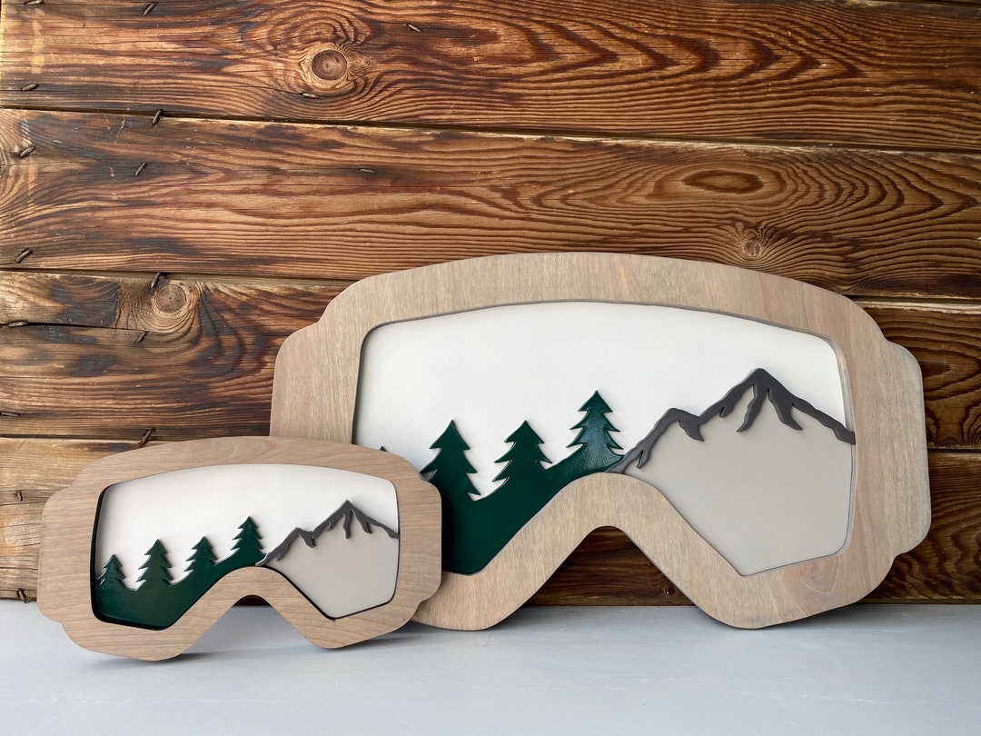 Goggles Wood Wall Sign - Etsy