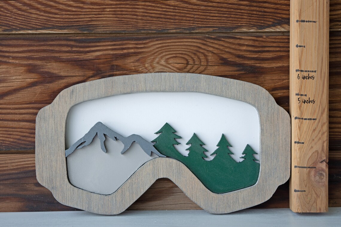 Goggles Wood Wall Sign - Etsy
