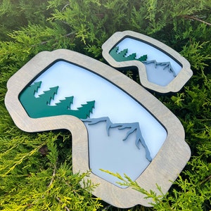 Goggles Wood Wall Sign - Etsy