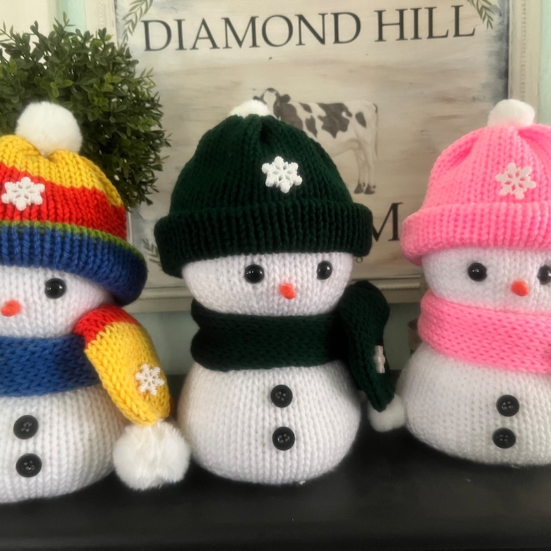 Blue Snowman Decor - Etsy