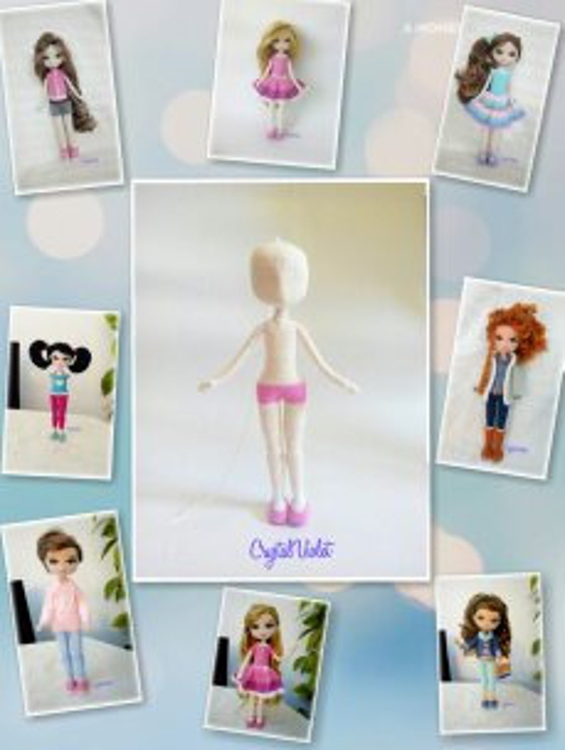 Basic Doll Pattern by Crystalviolet | Etsy