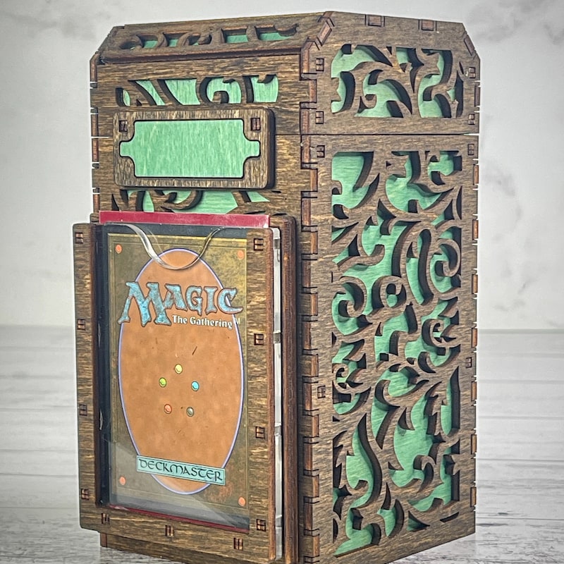 Magic Card Wooden Boxes - Etsy