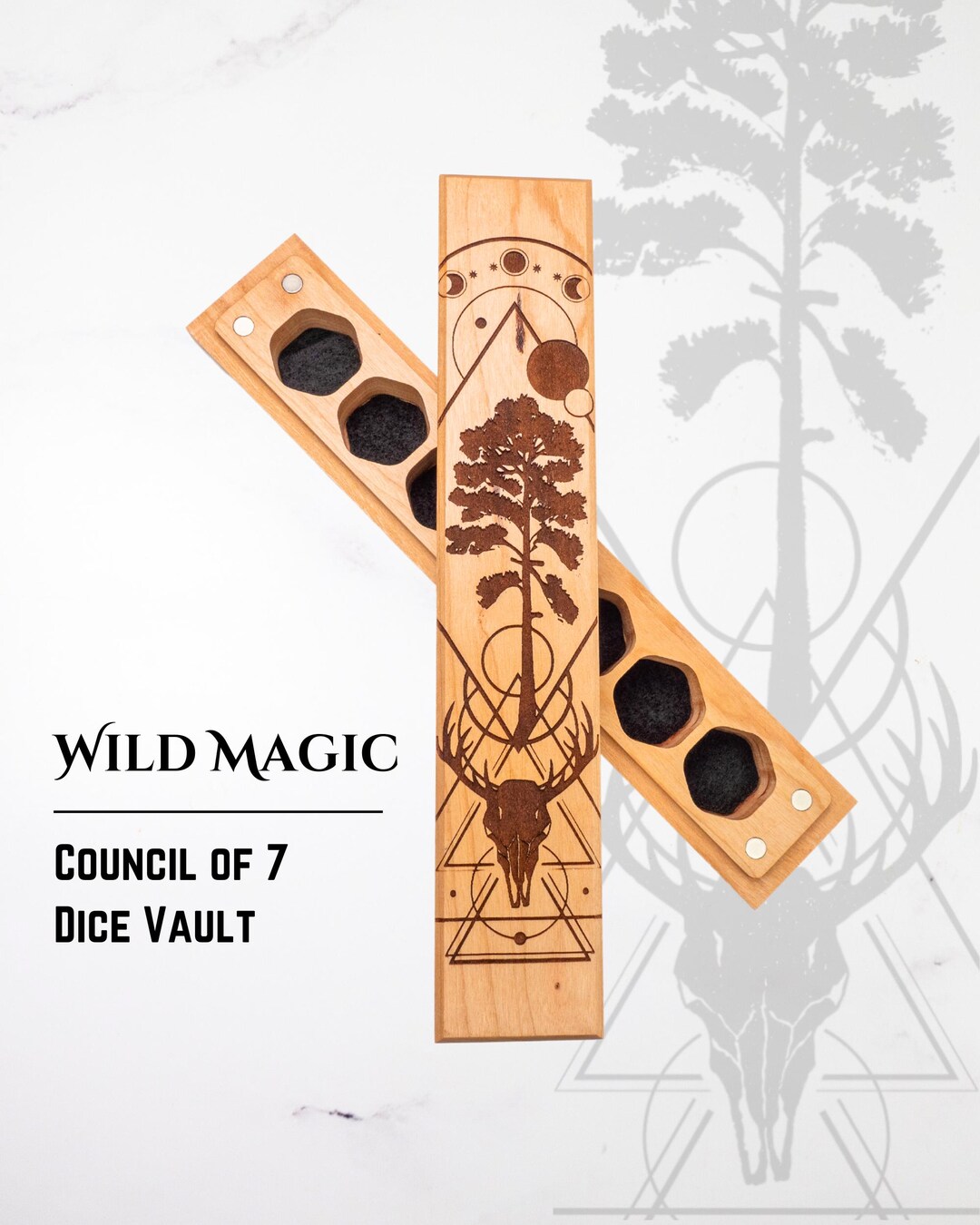 Dice Box | Wild Magic | Dnd Laser Engraved Dice Box | Dnd Gift | Dice ...