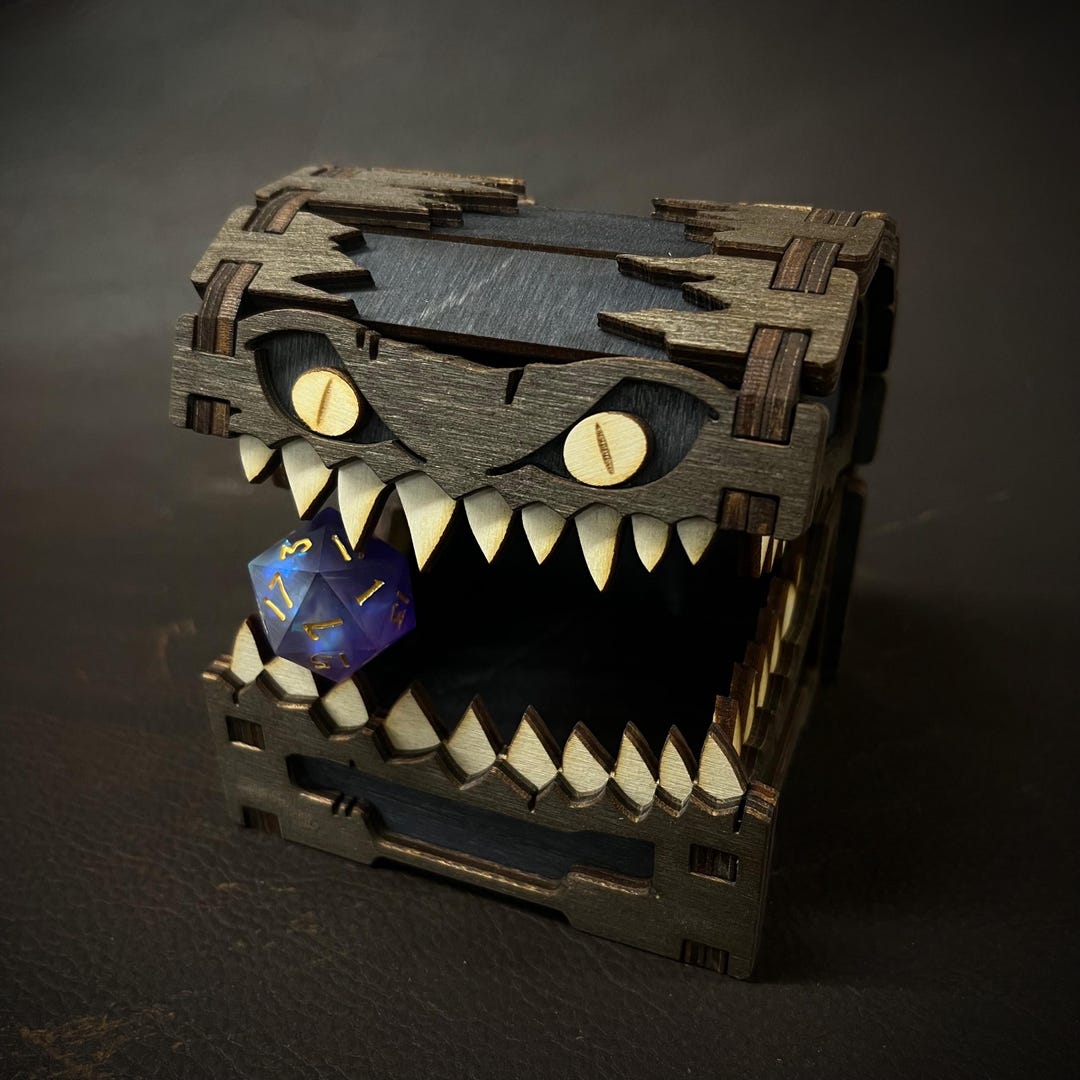 Mimic Dice Box | Dice Jail | DND Gift - Etsy