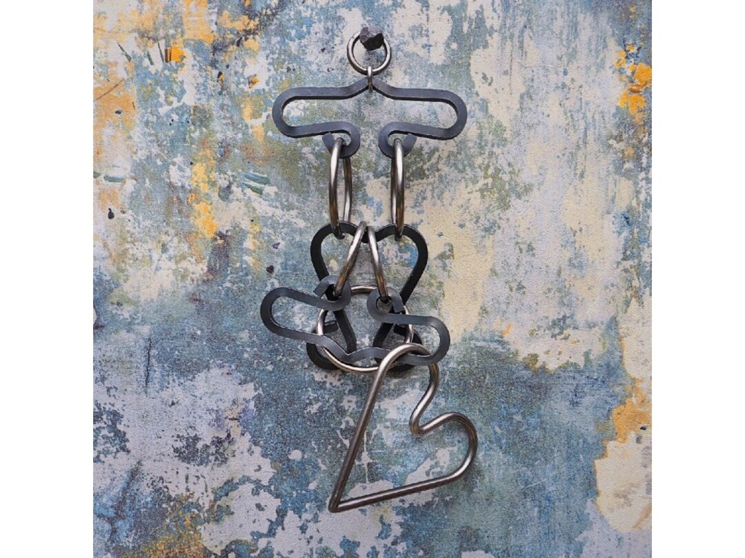 Forged Handmade Iron Puzzle - "heart Key" (level: Very Difficult) - Etsy