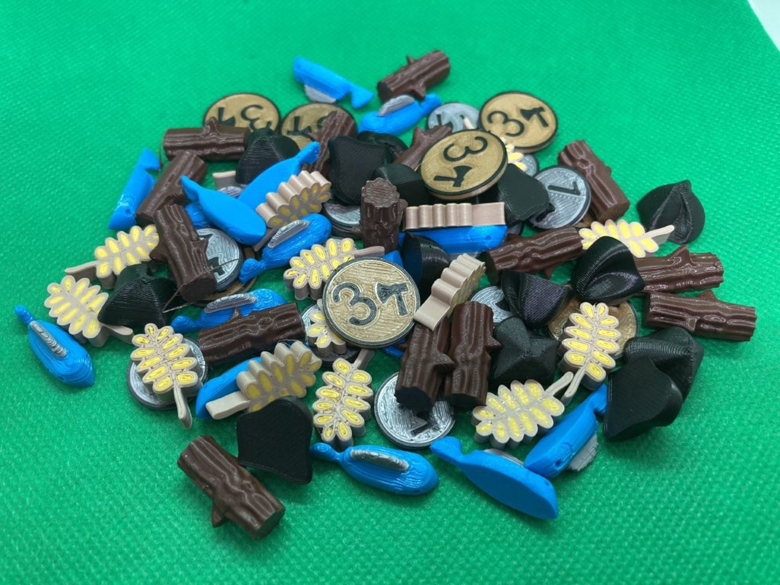 Little Town - Resource 3d Plastic Tokens (token Replacements) - Etsy