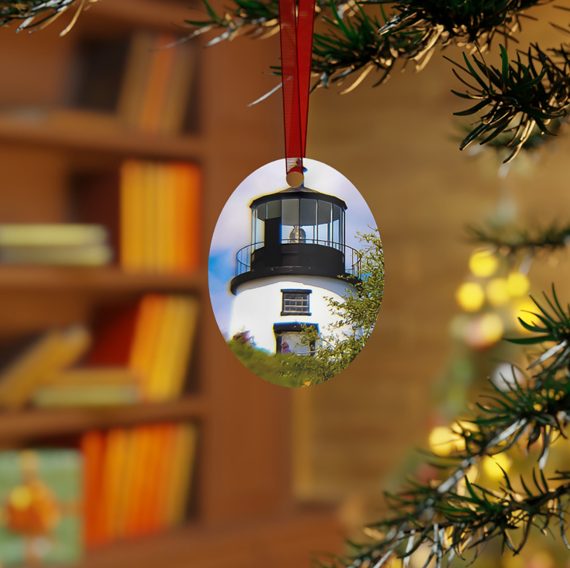 Owls Head Light House Beacon fresnel Lens Metal Ornaments - Etsy