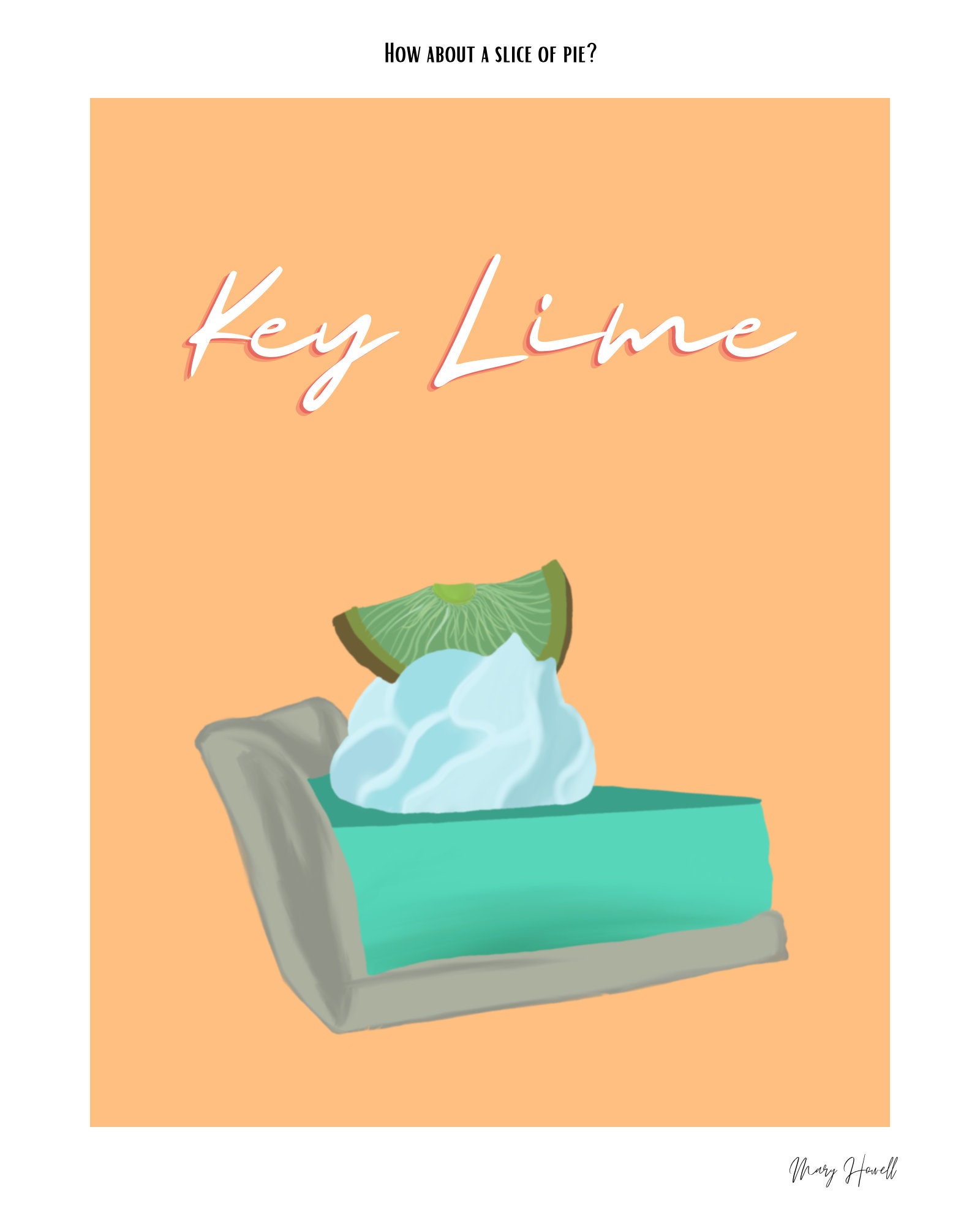 Loki & Mobius - Key Lime Pie Print - Etsy
