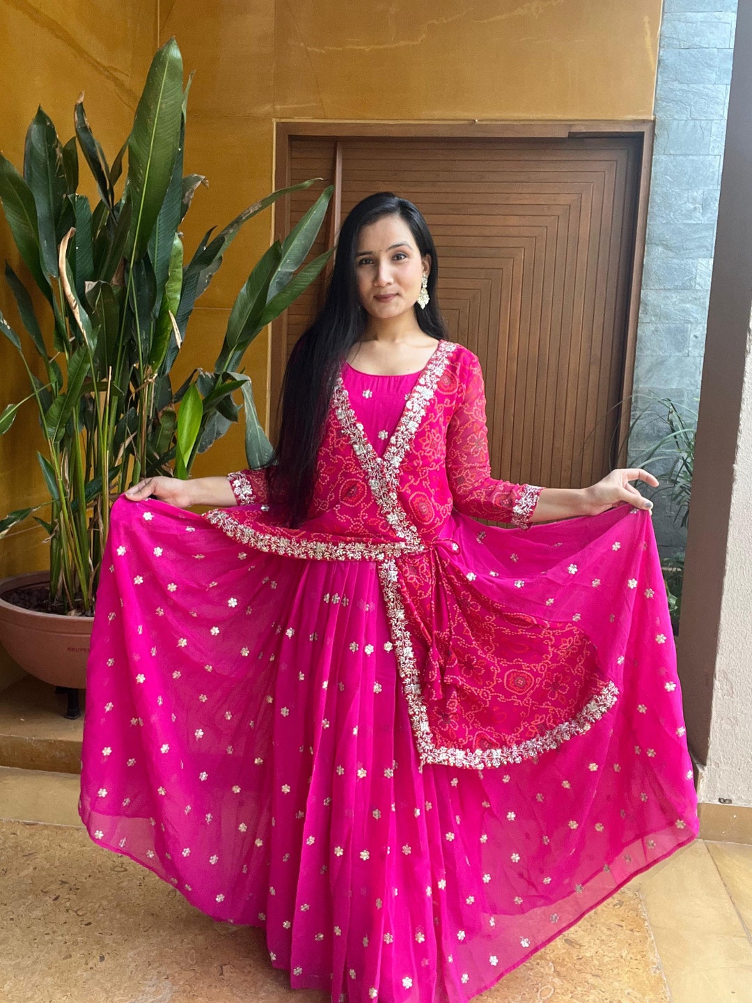 Anarkali Gown, Gown With Jacket, Unique Style, Festive Party Wear ...
