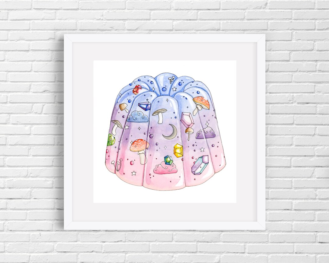 Mystical Jello Print | Wall Art - Etsy
