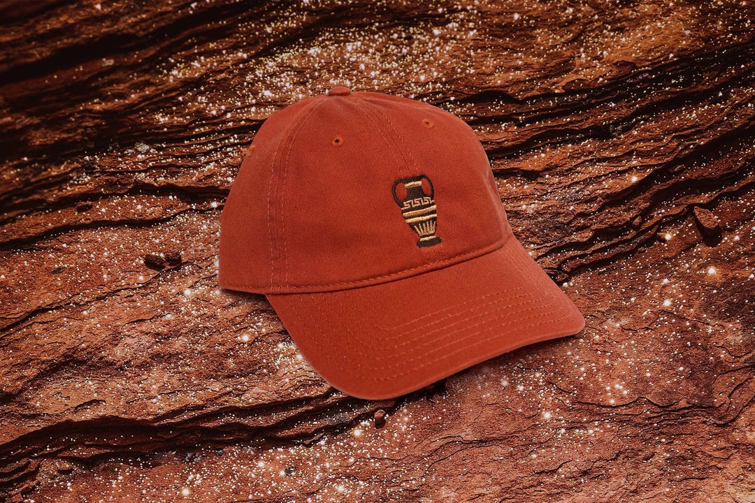 Terra Cotta Embroidered Hat - Etsy