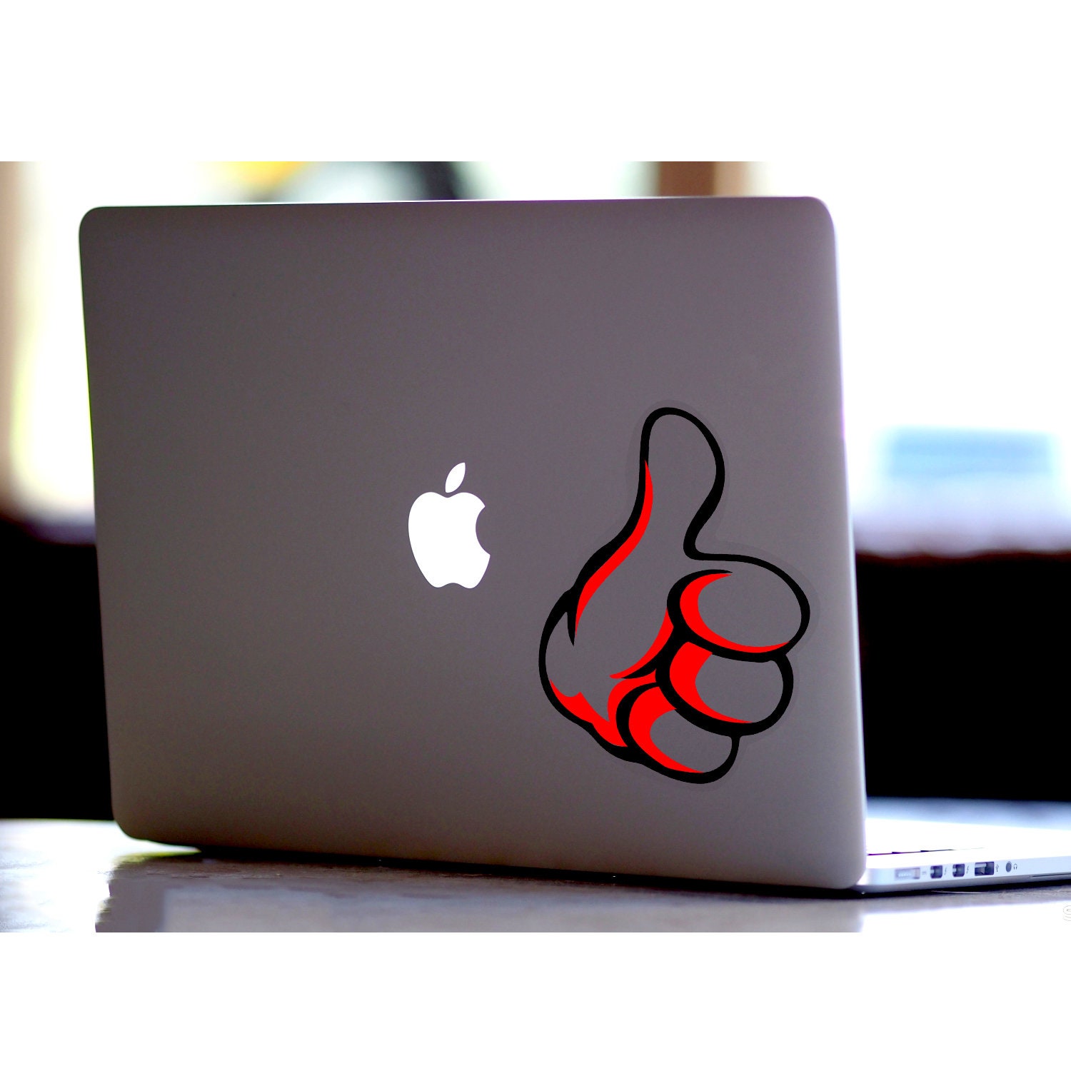 100% Vinyl Thumb Like Sticker - Etsy