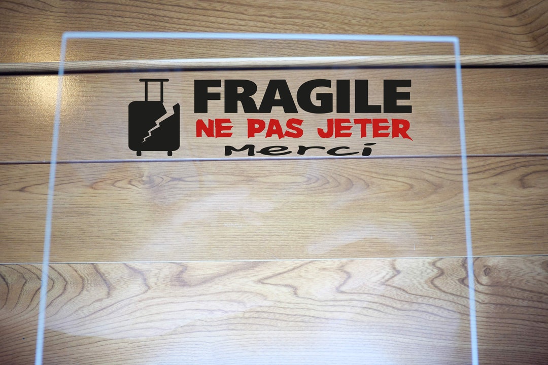 FRAGILE Do Not Throw Away Thank You Sticker, Sticker, Decal, Luggage - Etsy