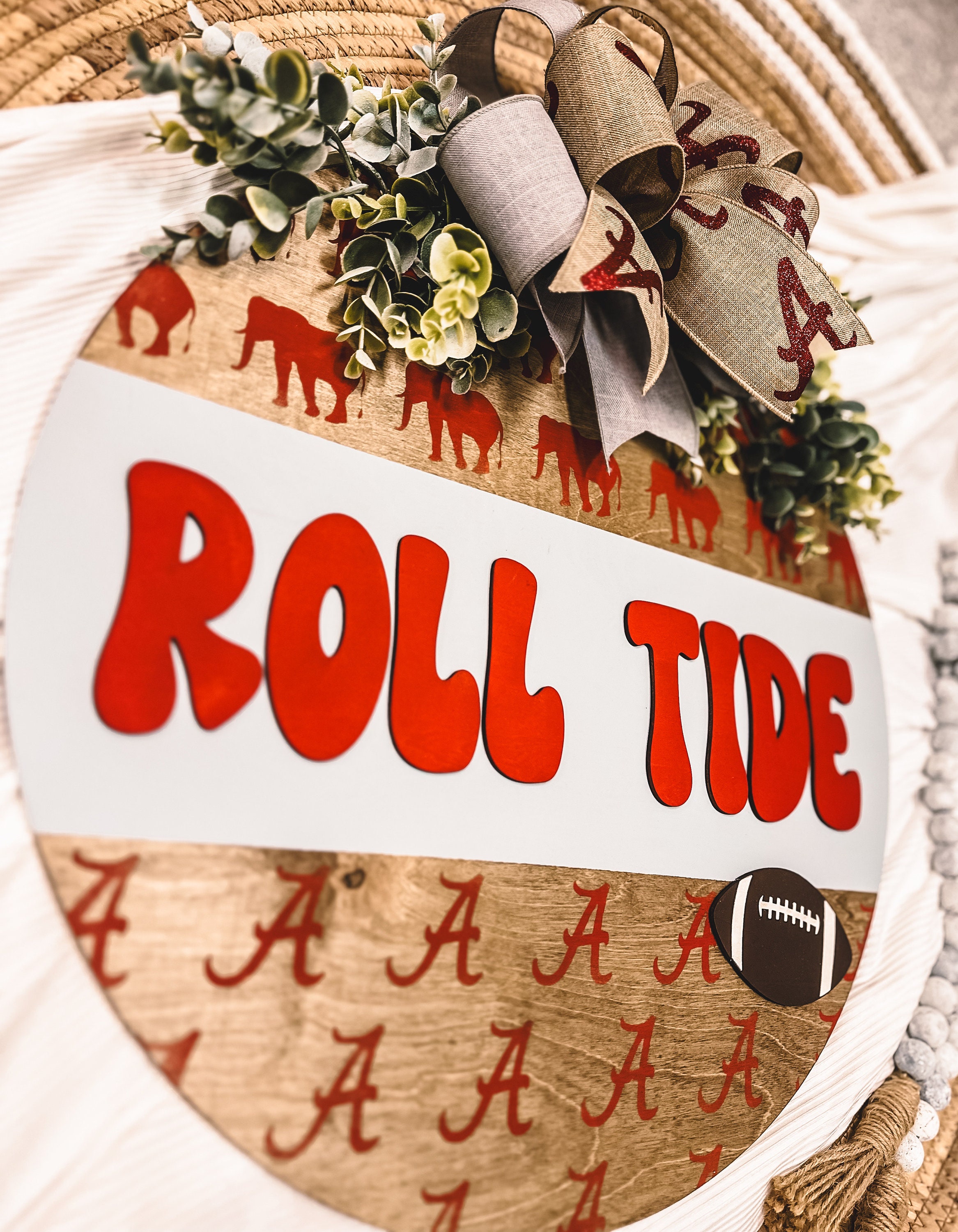 Alabama Roll Tide Door Hanger - Etsy